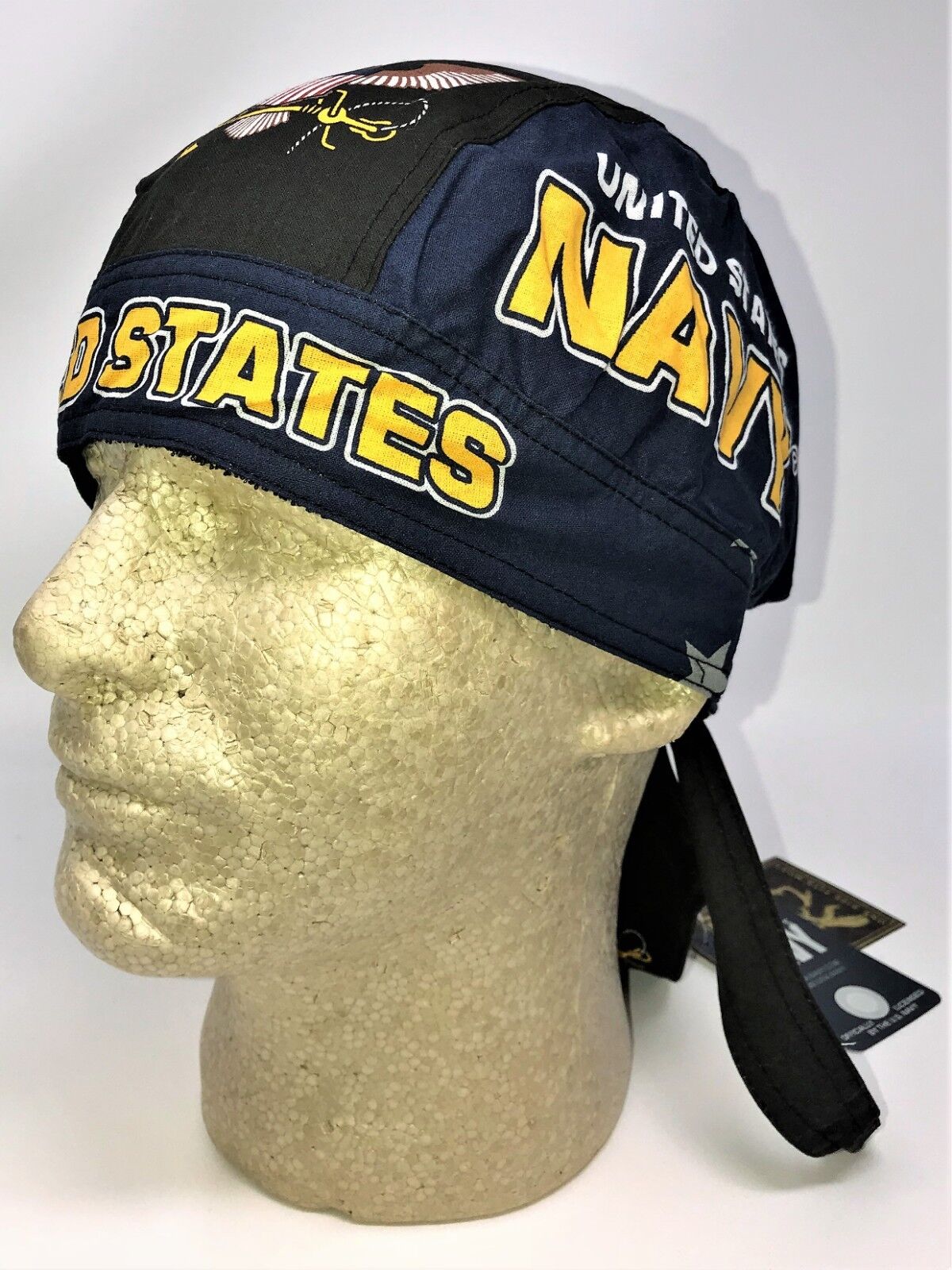 USN Navy Military Doo Rag Head Wrap Skull Cap Durag Sweatband Combat ...