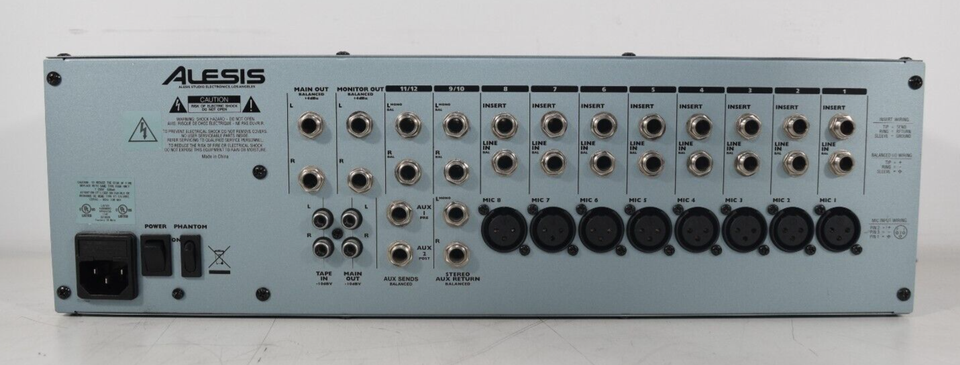 Alesis MultiMix 12R 12-Channel Rackmount Mixer | eBay