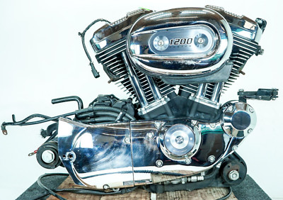 08 Harley Sportster Custom XL1200C OEM EFI Engine Motor Transmission ...