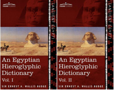 Budge Egyptian Hieroglyphic Coptic Semitic Hebrew Arabic Dictionary V1 ...