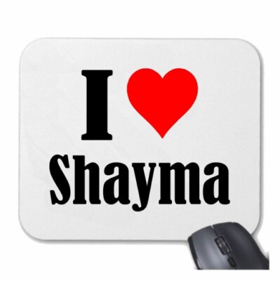 MOUSEPAD Mauspad I Love Shayma Ich Liebe Shayma | eBay