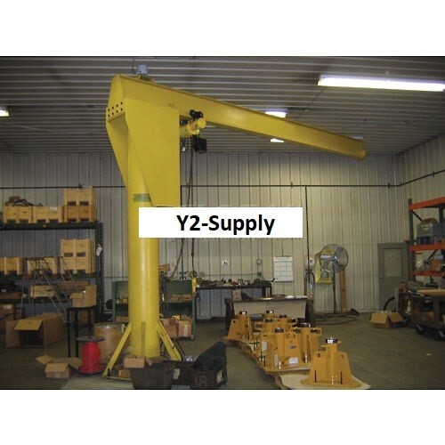 NEW! Heavy Duty Floor Crane 2000 Lb. Cap. 12' Span 12' Under Beam ...