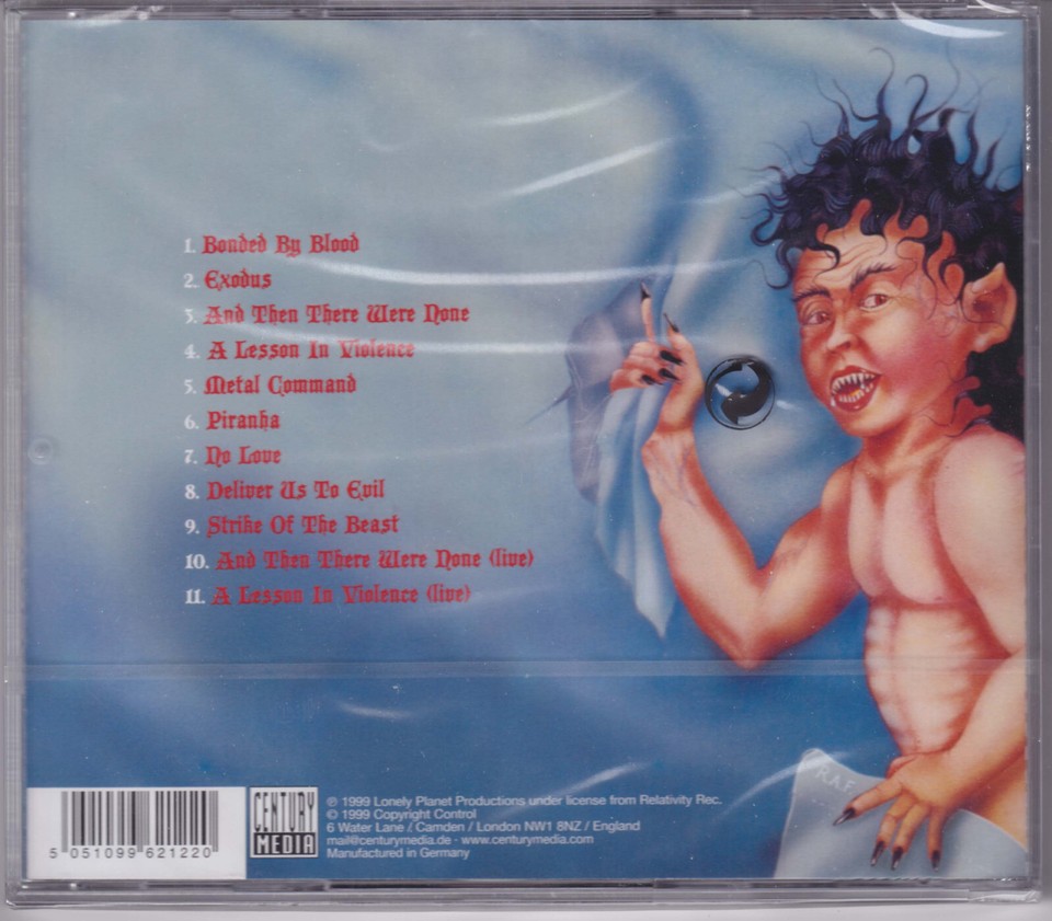 Exodus 1985 CD - Bonded By Blood +2 (2009 Remaster) Slayer/Testament ...