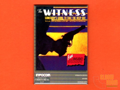 The Witness box art 2x3" fridge/locker magnet Infocom interactive ...