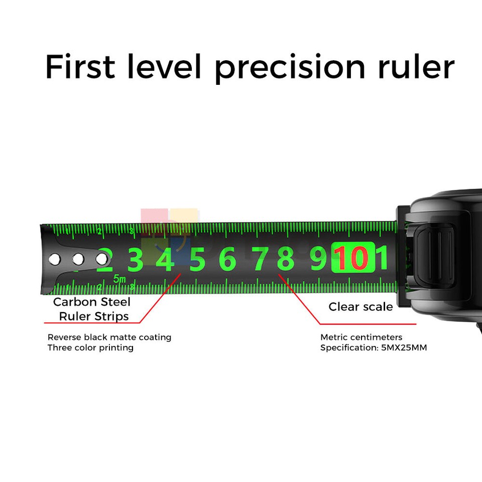 Steel Ruler Roll Metric Tape Measure Meter Ruler Retractable ...