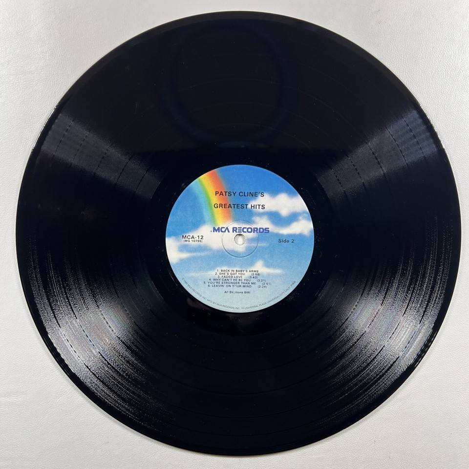 Patsy Cline “Patsy Cline's Greatest Hits” LP/MCA-12 1980 (VG+) Reissue ...
