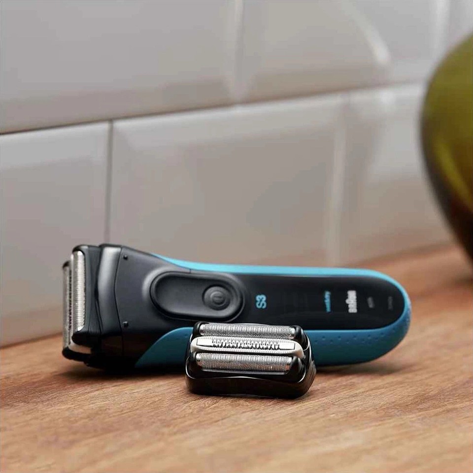 Braun Series 3 32B Electric Shaver Replacement Foil Cutter Head Black ...