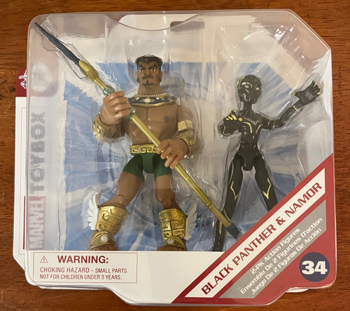 Marvel Toybox Wakanda Forever Black Panther Shuri & Namor Action Figure ...