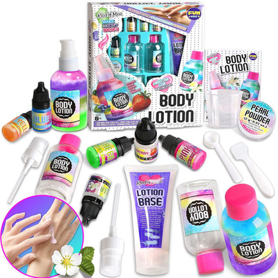 Kid Body Lotion Making Kit, Funkidz STEM Makeup Maker Kit for Girls ...