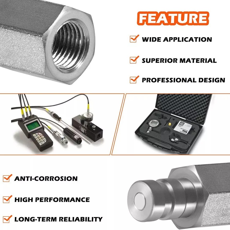PD342 Series PD Steel Test Port & Diagnostic Equipment Quick Nipple ...