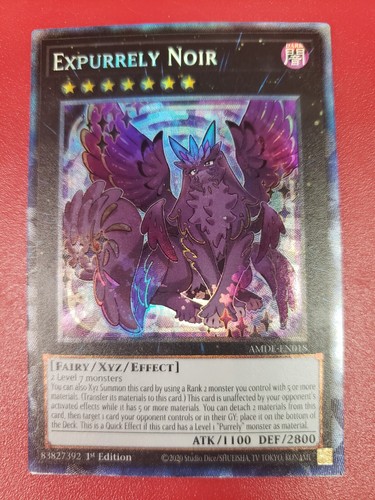 Expurrely Noir (CR) NM 1st Amazing Defenders (AMDE) YGO | eBay