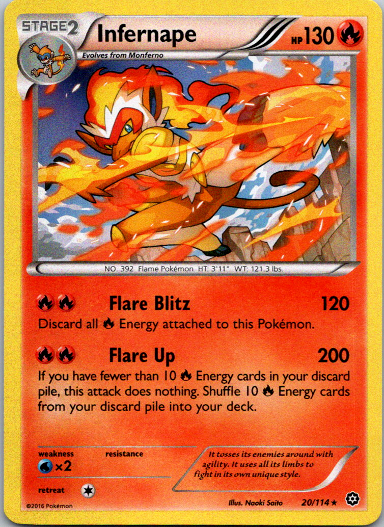 Pokémon TCG Infernape Steam Siege 20/114 Holo Holo Rare | eBay