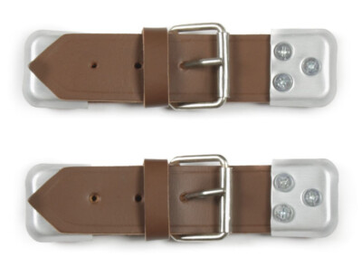 Pair Of Genuine Leather Competition Works Type Bonnet Straps MGA MGB MG ...