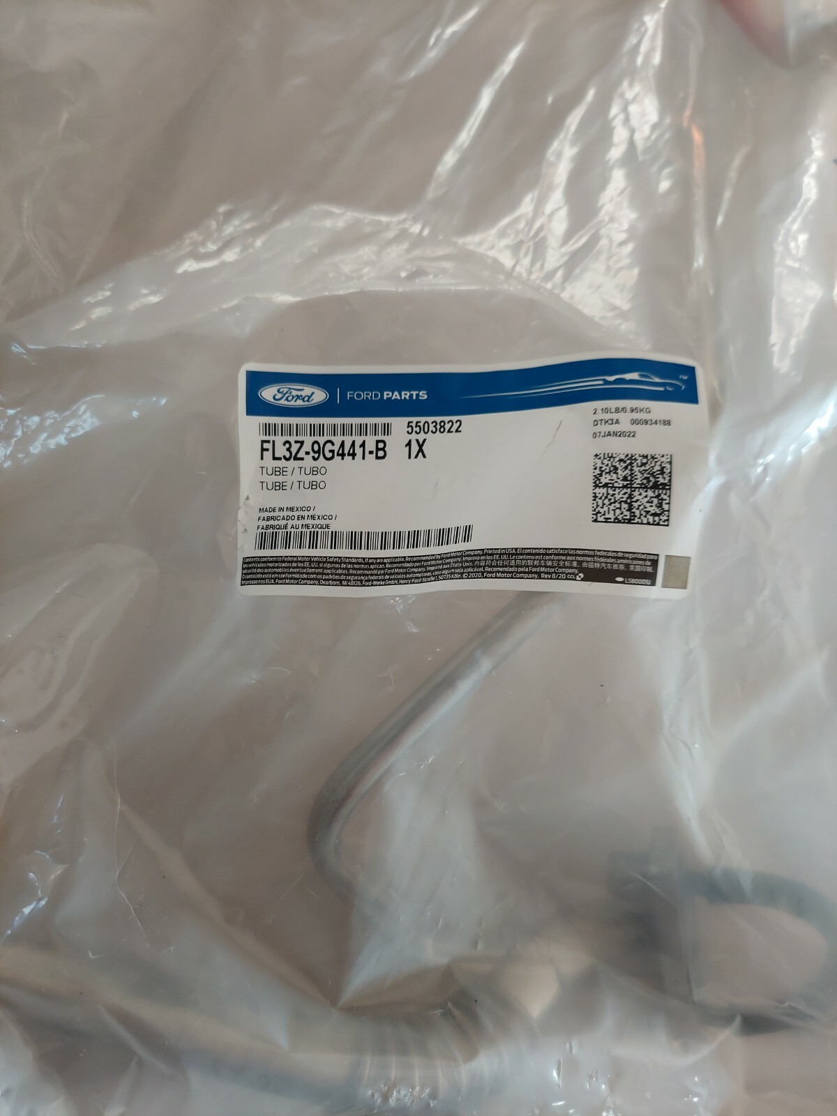 Genuine Ford Oil Pipe FL3Z-9G441-B Fits 2015-2016 Ford F-150 | eBay