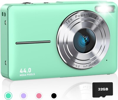 DC403 1080P 44.0MP Portable Digital Camera, Green | eBay