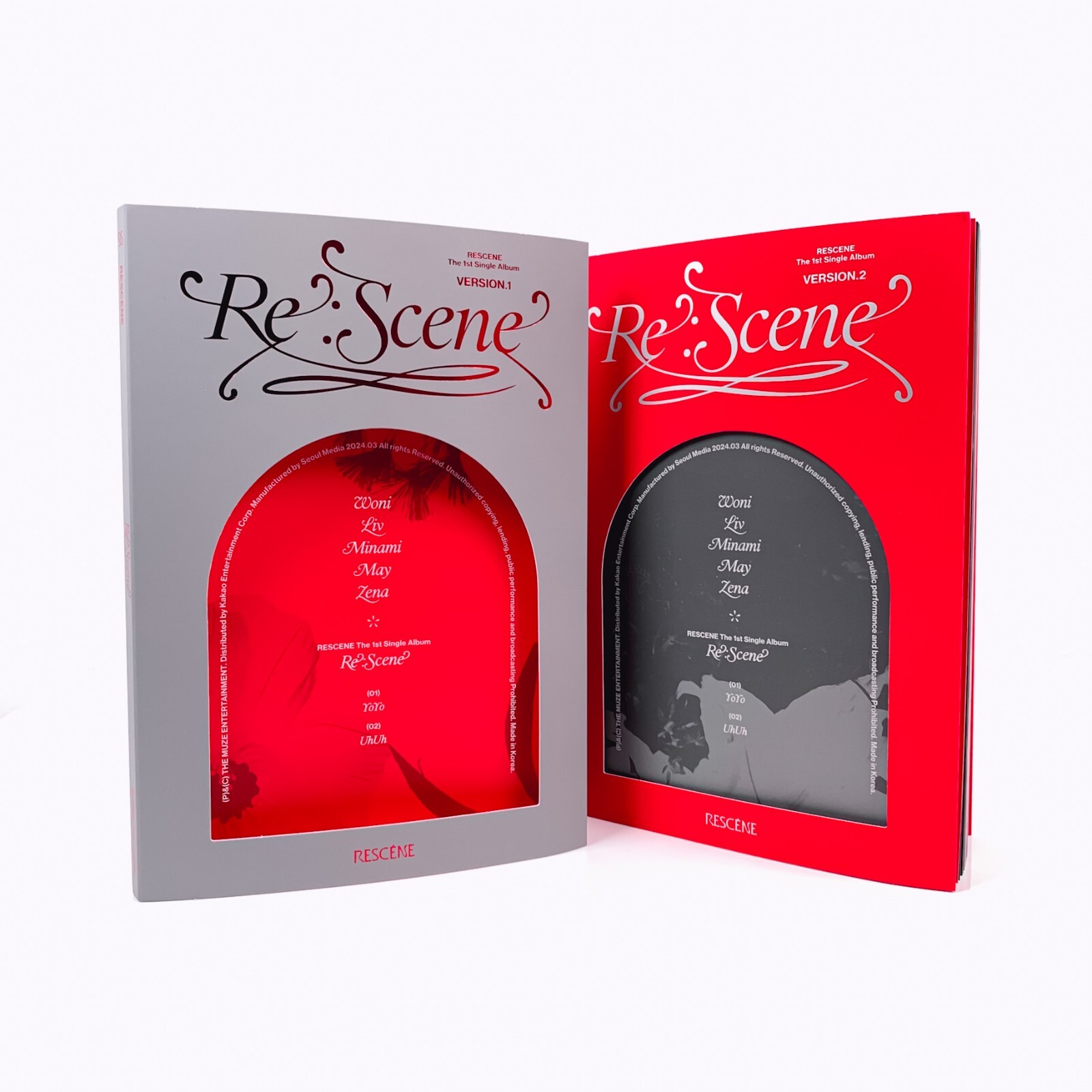 RESCENE - RE:SCENE (1ST SINGLE ALBUM) UHUH NO PHOTOCARD KPOP CD US | eBay