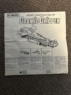 Vintage Airfix Cosmic Clipper Model Original Instructions | eBay