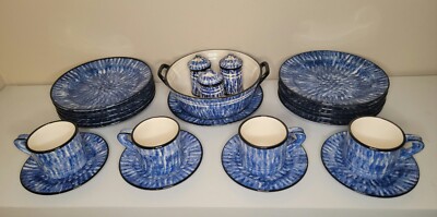 Vintage Schmid Folio Design Porcelain Tea Set 26 pieces made in Japan ...