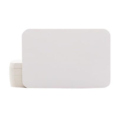 100 Pack White Blank Index Cards，250 GSM Heavyweight Cardstock Thick ...