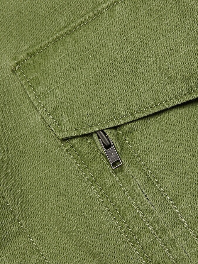 ATM Anthony Thomas Melillo Ripstop Cargo Field Jacket Green Womens Size ...