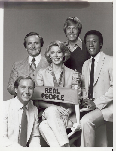 8x10 Vintage Press Photo NBC Real People Cast Posed Advisement TV Shows ...