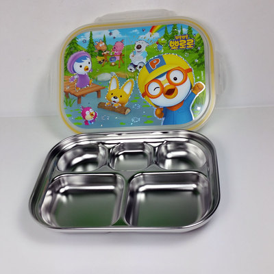 Lunch Box Bento Pororo Character Toys stainless lunch box Made in Korea ...