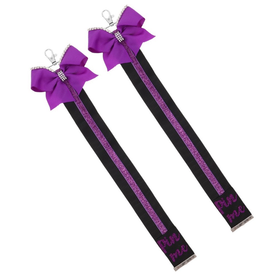 2 Pcs Cheerleading School Bag Decoration Child Bow Keychain for Ribbon ...