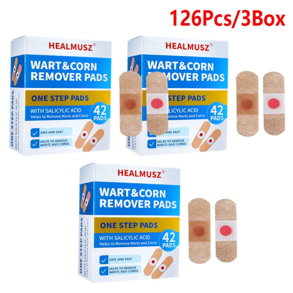 42PCS Corn Removal Patch Toe Callus Corn Remover Pads Wart Treatment ...