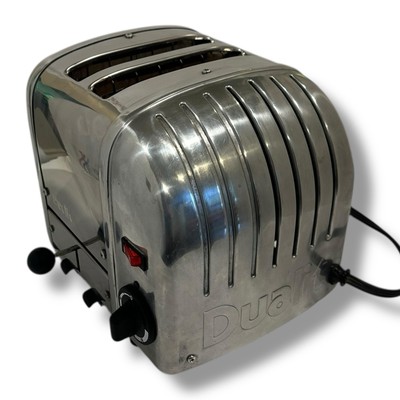 DUALIT 2 Slice Classic Toaster 2SL A2BR/87 Chrome Made In England 120V ...
