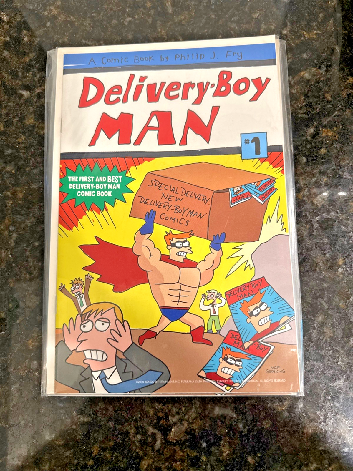 Delivery-Boy Man #1 Futurama (Bongo Comics, 2010) First Printing Fry ...
