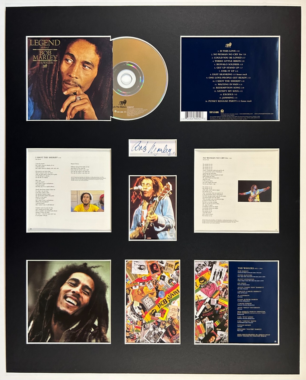 BOB MARLEY - Signed Autographed - LEGEND - Display Super Deluxe | eBay