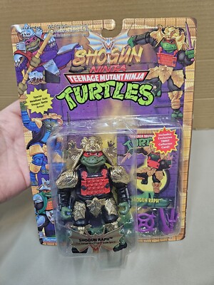 RARE TMNT Ninja Turtles Shogun Raph (1994 Playmates) Gold Armor, Purple ...