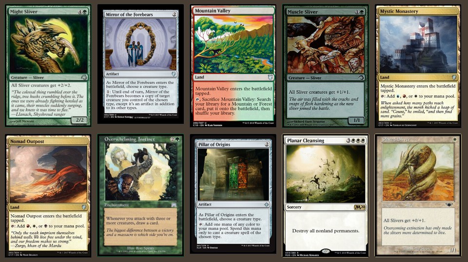 SLIVER HIVELORD EDH COMMANDER DECK Magic the Gathering MTG 100 cards ...