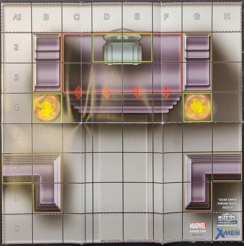 HEROCLIX MAP 2013 Wolverine and the X-Men SHI'AR EMPIRE THRONE ROOM ...
