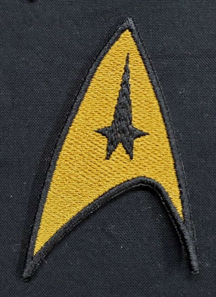 Star Trek Iron On Patch William Shatner Spock Leonard Nimoy Enterprise ...