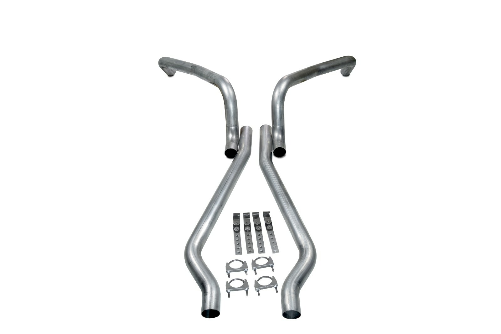 1962-1967 Chevy II Nova 2.5" Mandrel Header Back Dual Exhaust Pipe Kit ...