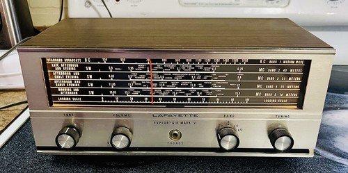 Vintage Lafayette Explor-Air Mark V Radio Working Perfect | eBay