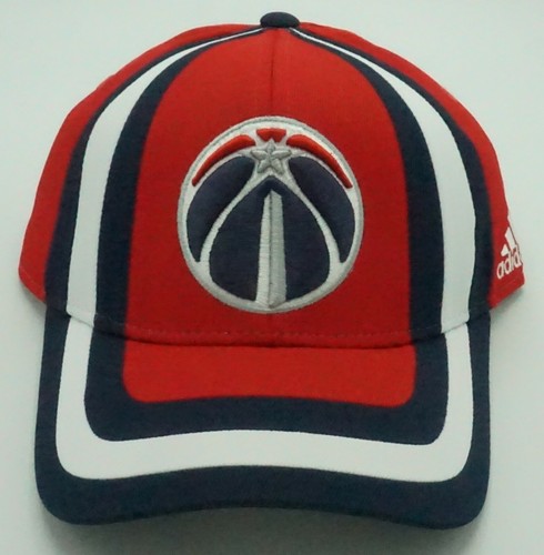 NBA Washington Wizards Adidas Adult Structured Adjustable Fit Cap Hat # ...