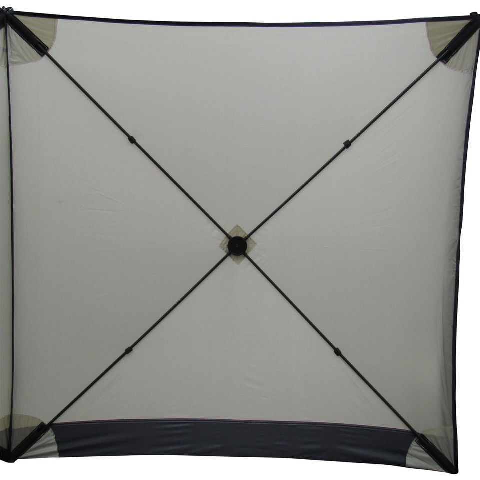 Pop Up Windbreak 4 Panel (Camping Beach Garden Shelter High Vis 5.5M ...