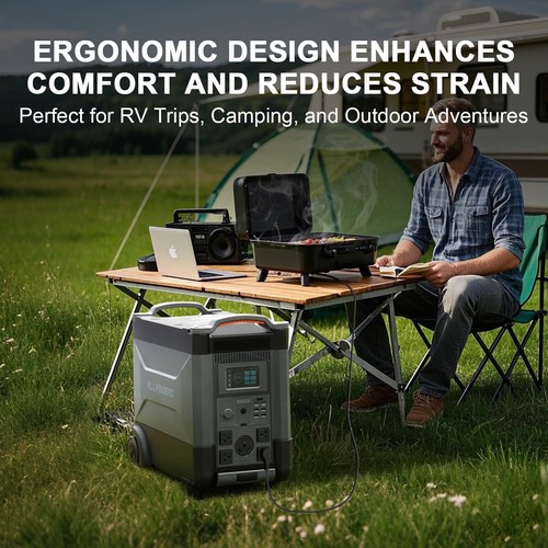 ALLPOWERS Portable Power Station R4000, 3456Wh Solar Generator 4000W ...