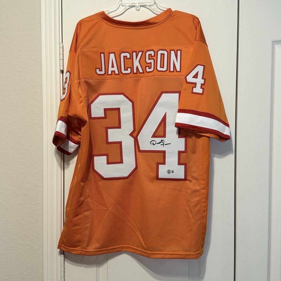 Dexter Jackson Super Bowl MVP Signed Creamsicle Jersey Beckett COA | eBay