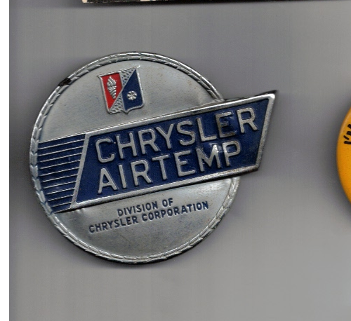 Vintage Chrysler Airtemp Radiator Automobile Attachment Emblem. | eBay
