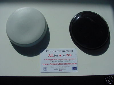 INDUSTRIAL SEWING MACHINE KNEE PAD 3" 7CM BLACK SMALLER OF THE TWO WE ...