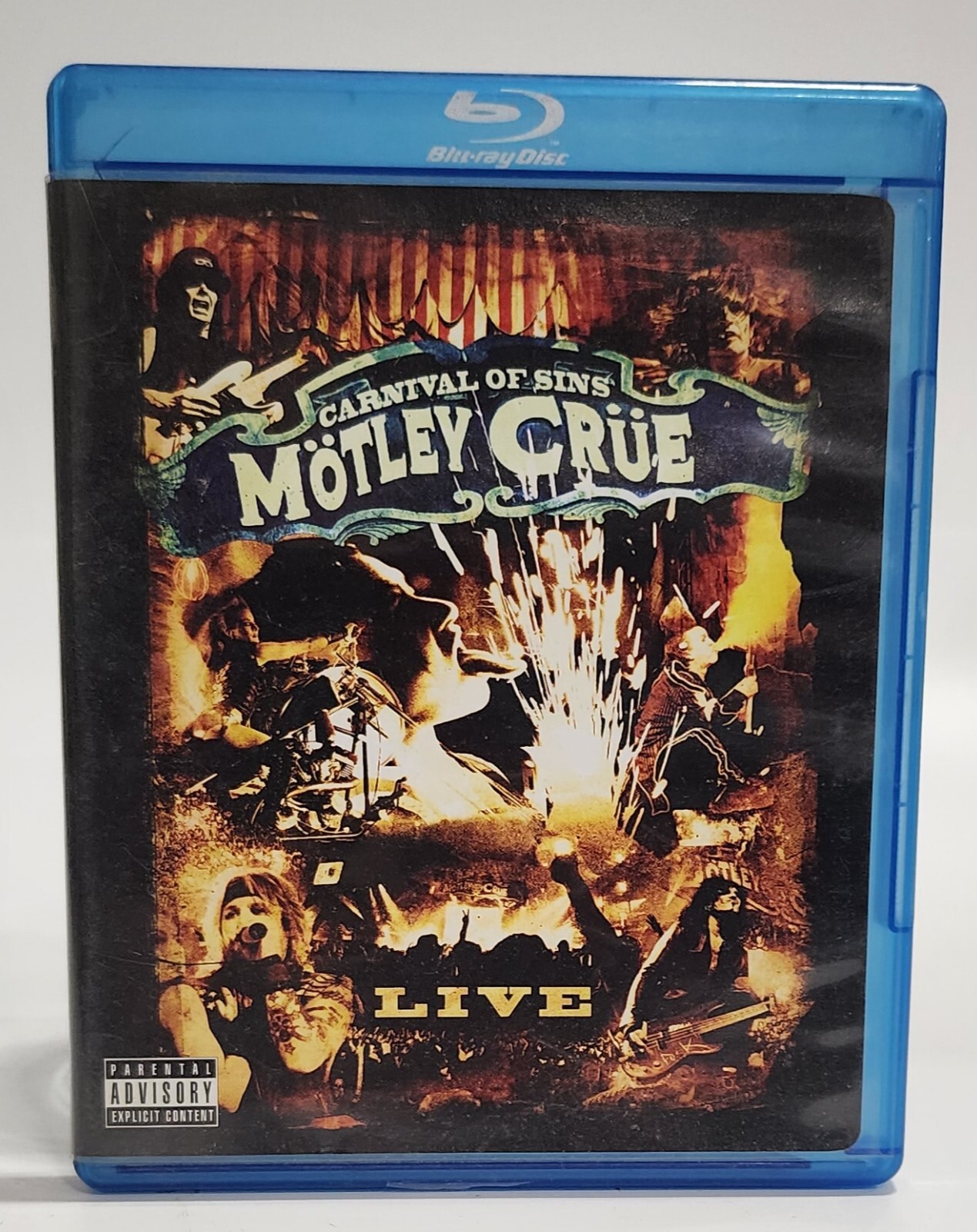 Motley Crue: Carnival of Sins Live [Blu-ray] 2005 world tour [204 ...