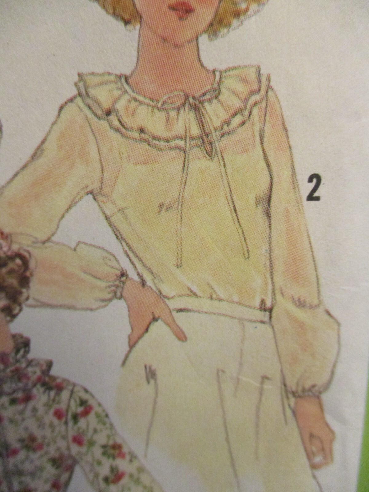 Simplicity Pattern 8736 Misses Long Sleeve Blouses Size 10 Bust 32.5 ...