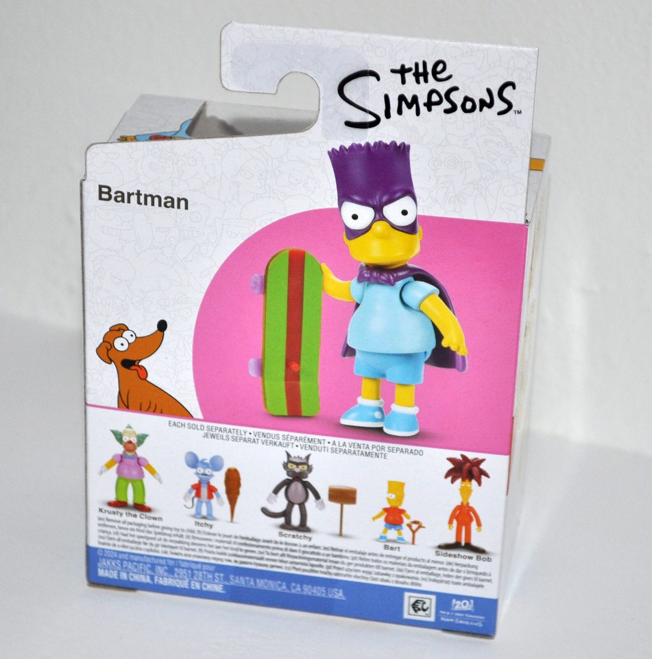 Jakks Pacific The Simpsons Bartman 2.5" Exclusive Mini Action Figure ...