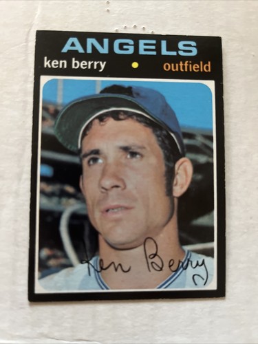 1971 Ken Berry California Angels Topps Baseball Card #466 | eBay
