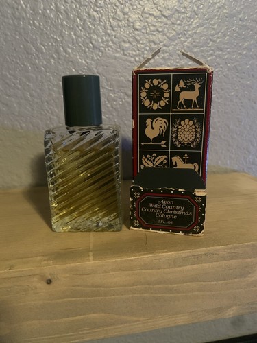 Vintage! 1982 Avon Wild Country Christmas Cologne 2 Oz | eBay