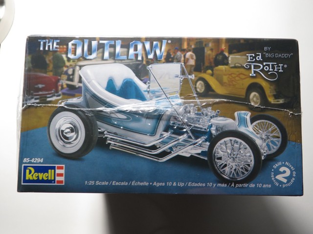 2010 Discontinued Revell 4294 1/25 Ed “big Daddy” Roth Outlaw Model Kit ...