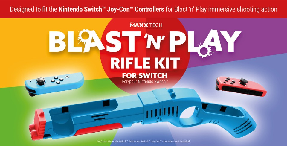 Blast 'N' Play Rifle Kit for Nintendo Switch NEW! | eBay